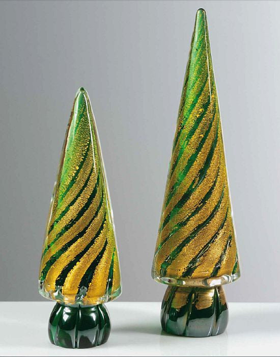 Murano glass Christmas tree sculptures – Murano Glass Sculptures